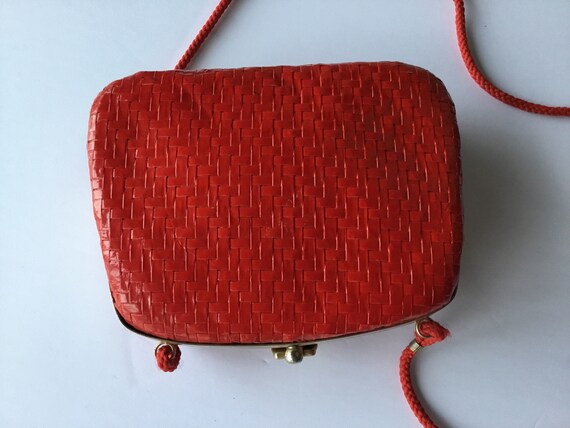 Lady’s Red Straw Purse, Crossbody Bag ,Shoulder Bag, … - Gem