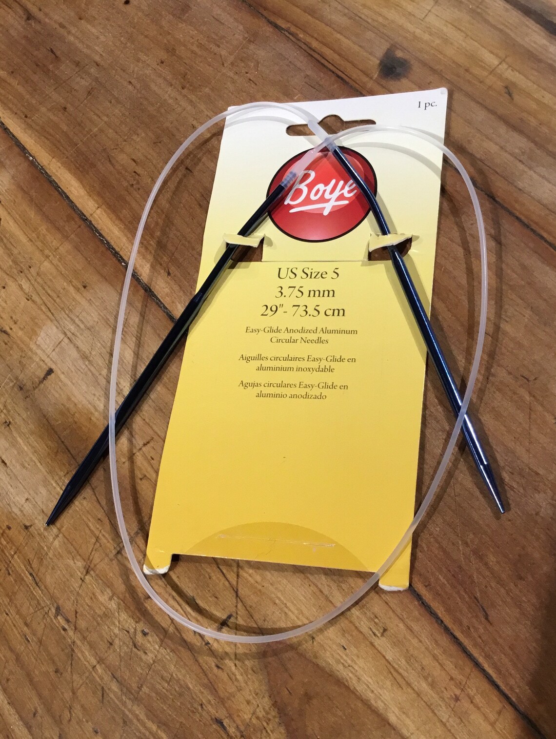 Buy Boye Circular Knitting Needle Two Sizes to Choose From 4 Online in ...