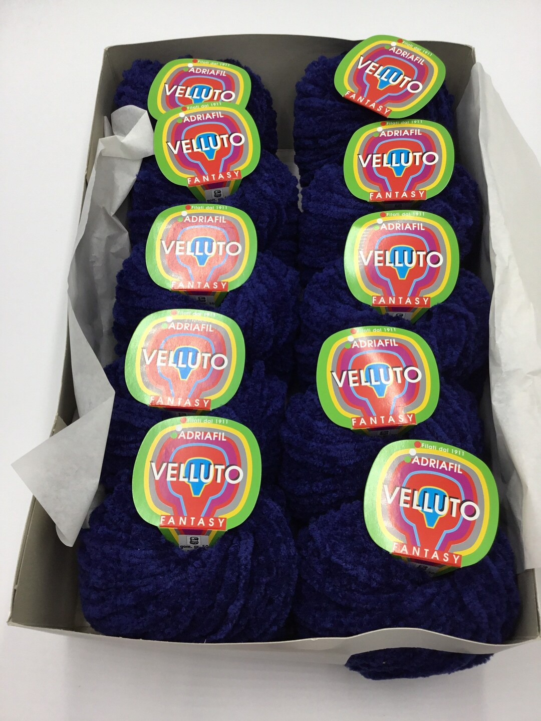 Adriafil Velluto Fantasy Yarn-set of 10-hat,scarf,cowl,winter Garment ...
