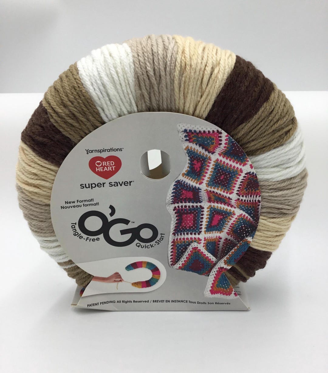 Red Heart Super Saver OGO Yarn, 236yds/215m Woodgrain - Etsy