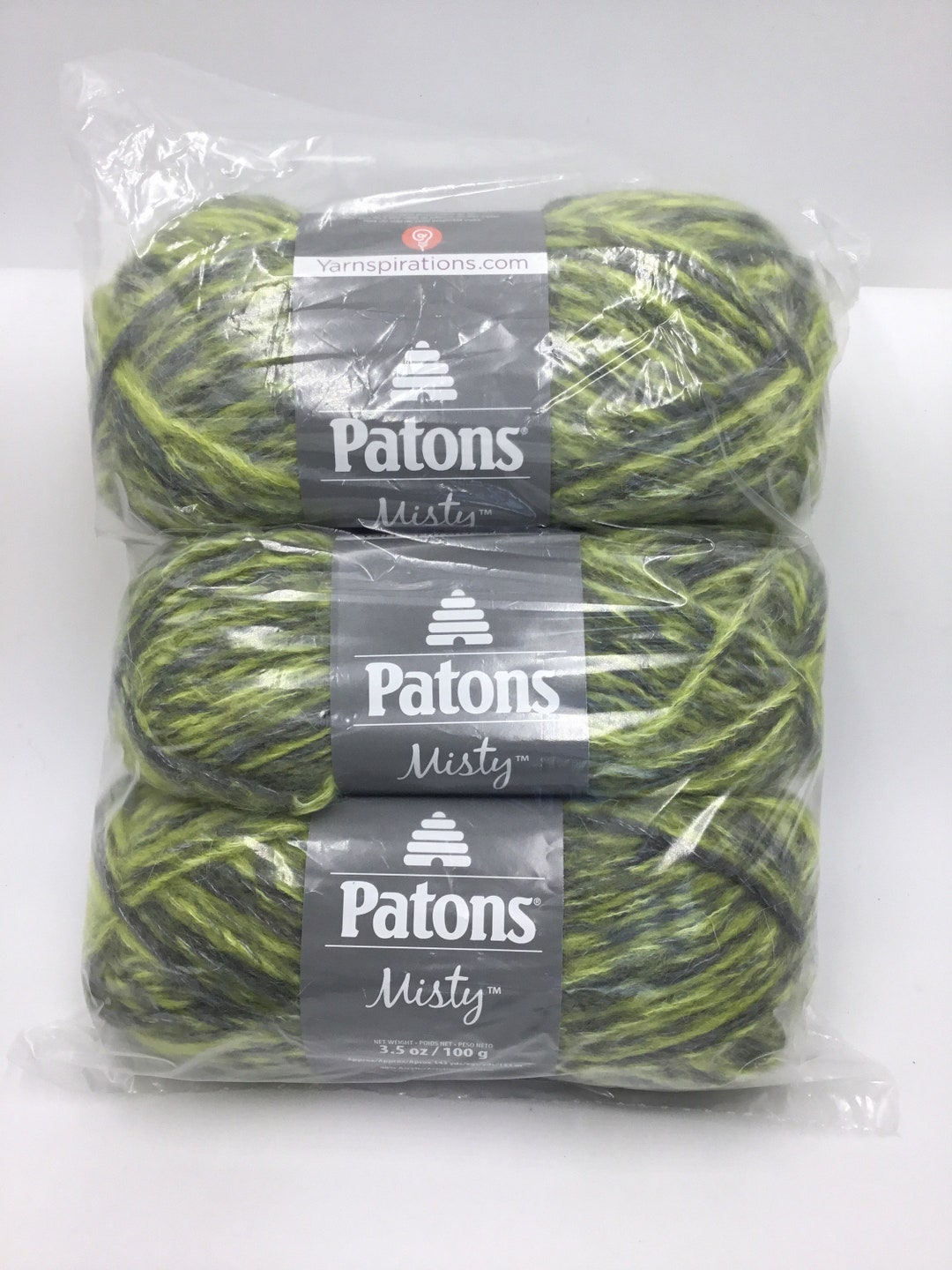 Patons Misty Yarn Set of 3 , Bulky 5/143yds/131m -spring Meadow - Etsy