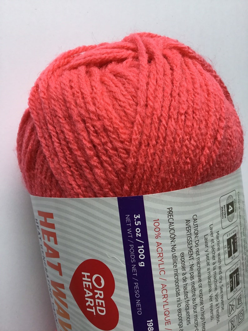 Red Heart Heat Wave Yarn Heat Generating Yarn 3.5oz/100g-beach - Etsy