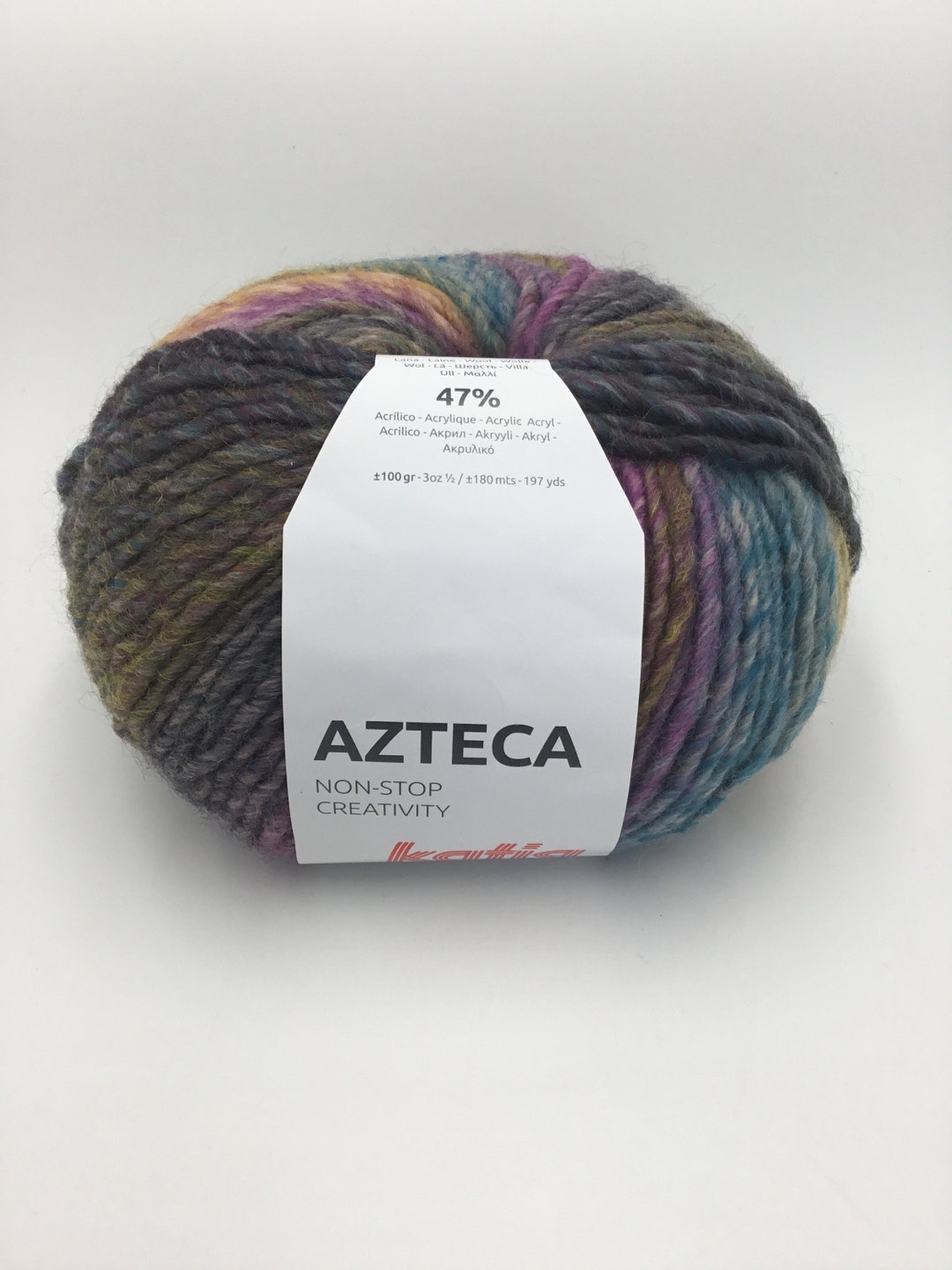 Katia Azteca Yarn, Super Soft Yarn, Acrylic/wool 180m/197yrds Color ...