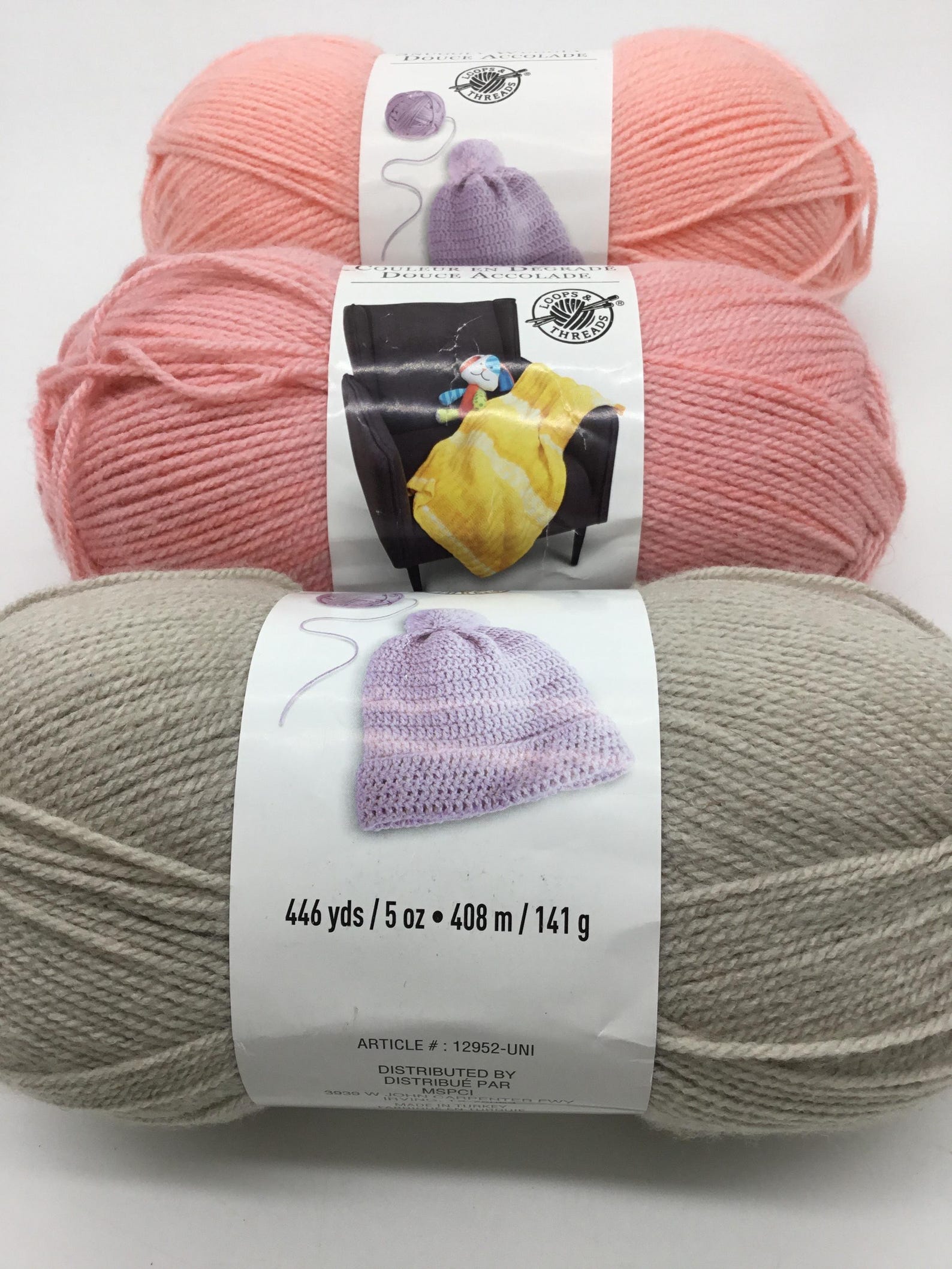 Loops & Threads Snuggly Wuggly Yarn, Light Three,446yds/408m ...