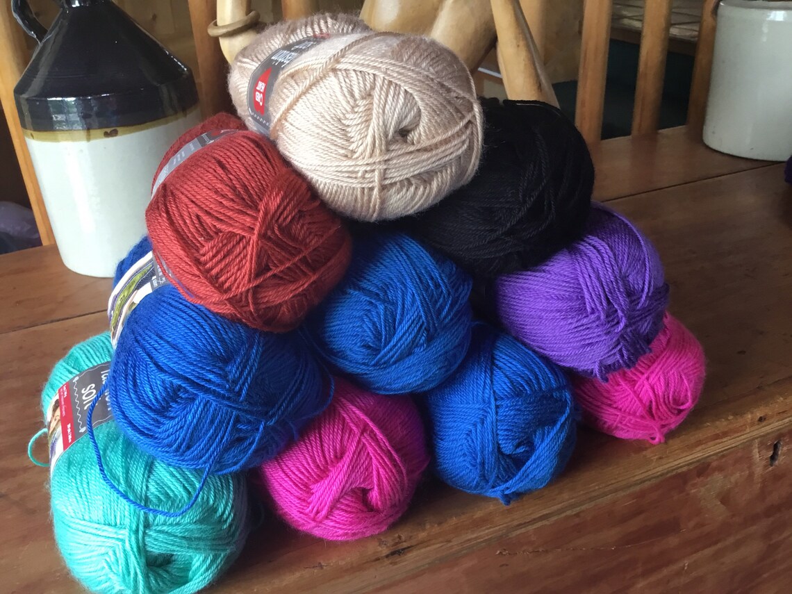 Red Heart Fashion Soft Yarn 381yds/348m Variety of Colours to | Etsy