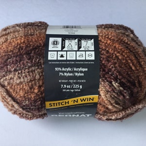 Bernat Toasty Yarn 285yds/225g- Spiced Chocolate - Etsy