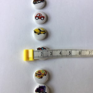 Buttons Cars, Race Car Buttons, for Sewing,crochet,knitting,white ...