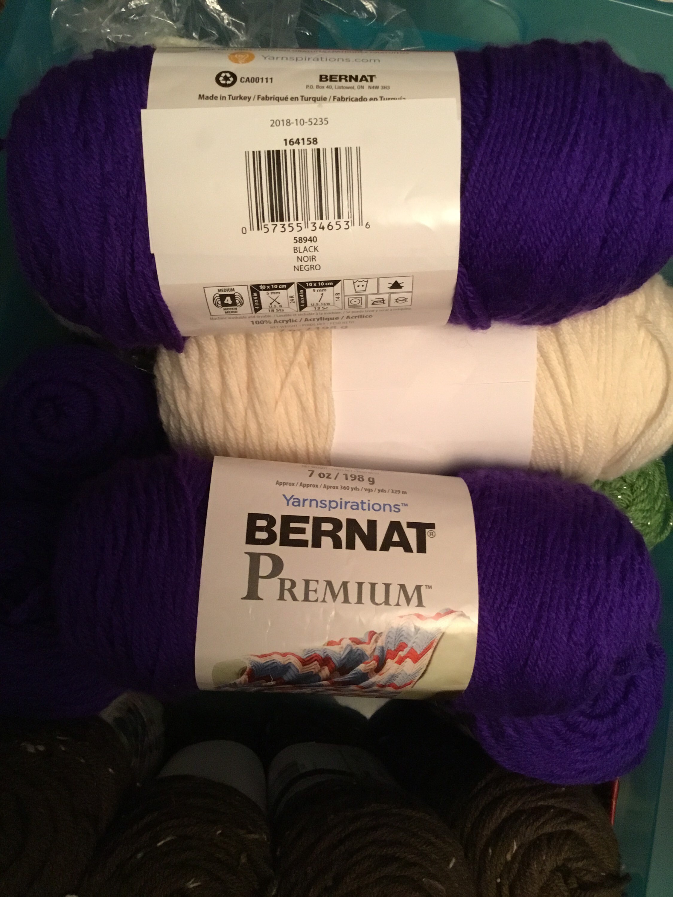Bernat Premium - Ultrasoft Worsted-weight Acrylic Yarn-variety of ...