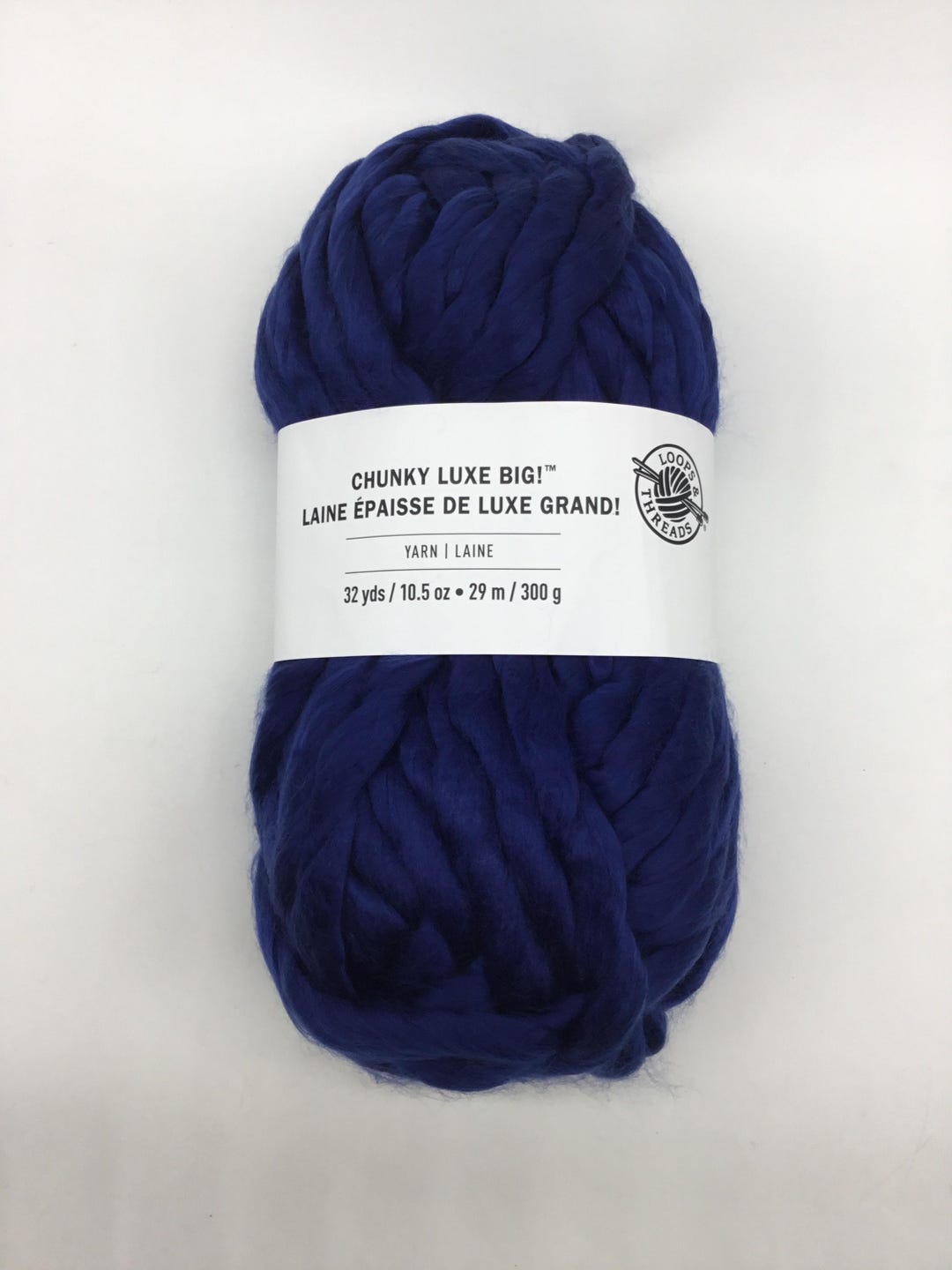 Loops & Threads Chunky Luxe Big Yarn, 300g/10.5oz-jumbo 7 - Dol#041 ...