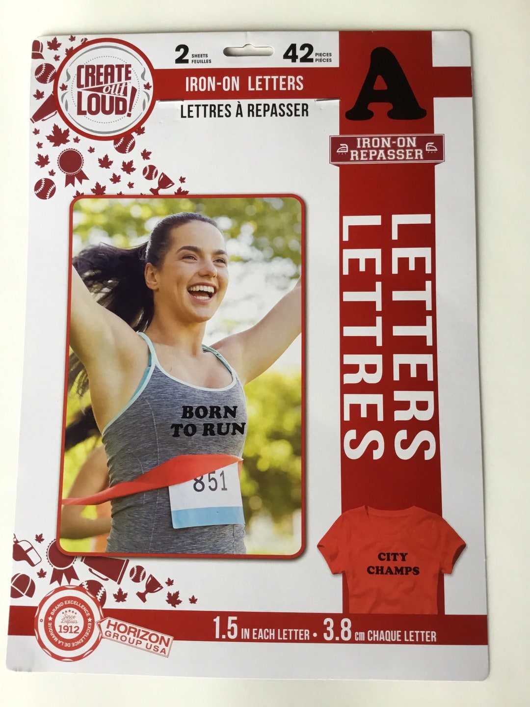 Creat Out Loud Iron-on-letters 1.5in/3.8cm Letter- 42 Pieces - Etsy