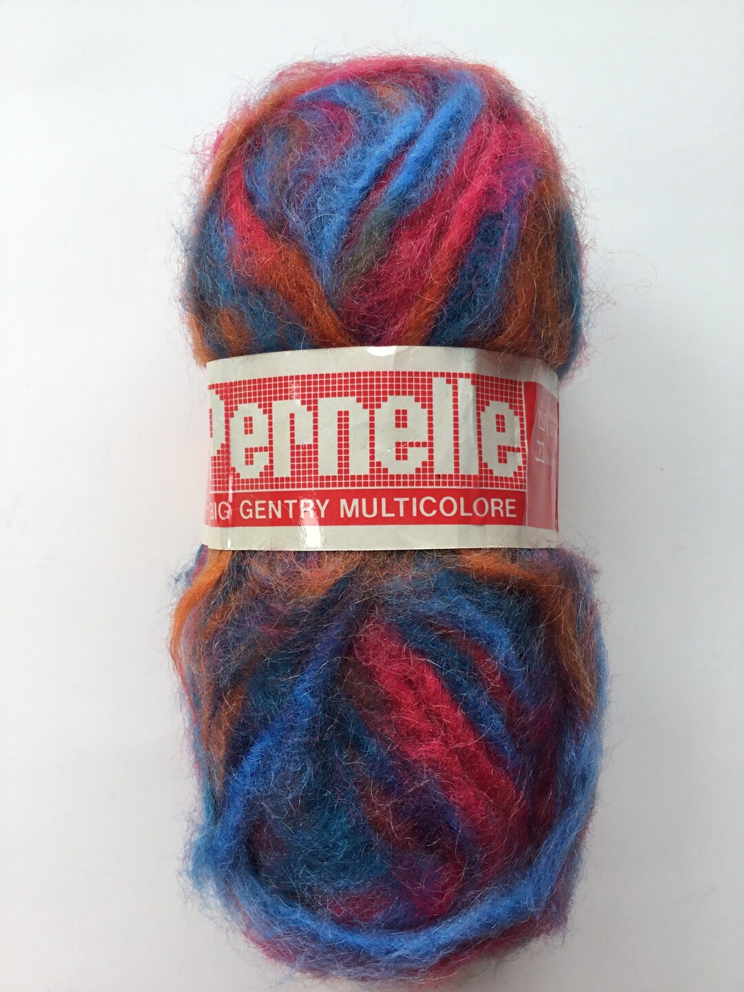 Pernelle Multicolored Yarn Acrylic/wool 50g/1 Oz 3/4 Red & Blue Swirl ...