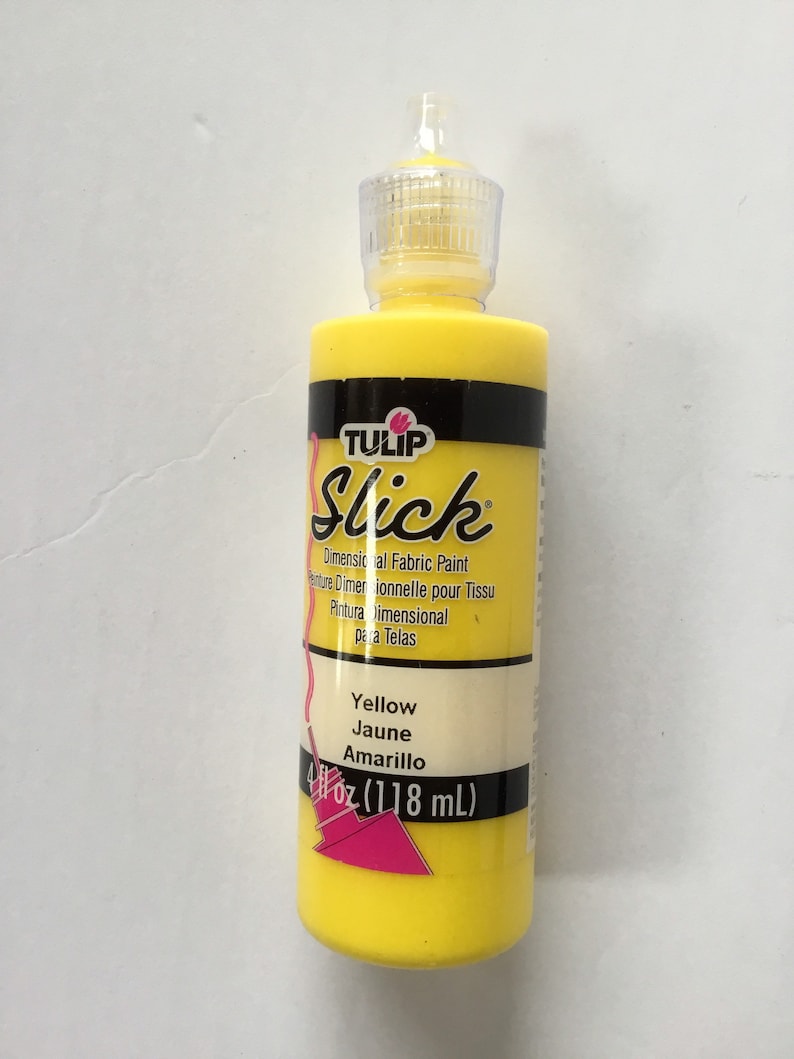 Tulip Slick Dimensional Fabric Paint 4 Fl Oz/118 Ml Yellow - Etsy Canada