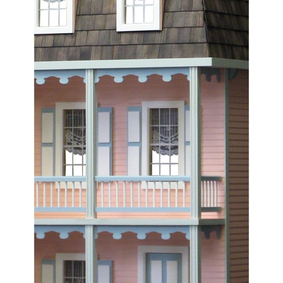 Dollhouse Kit, DIY Dollhouse, Victorian Alison Jr. Unfinished Dollhouse ...