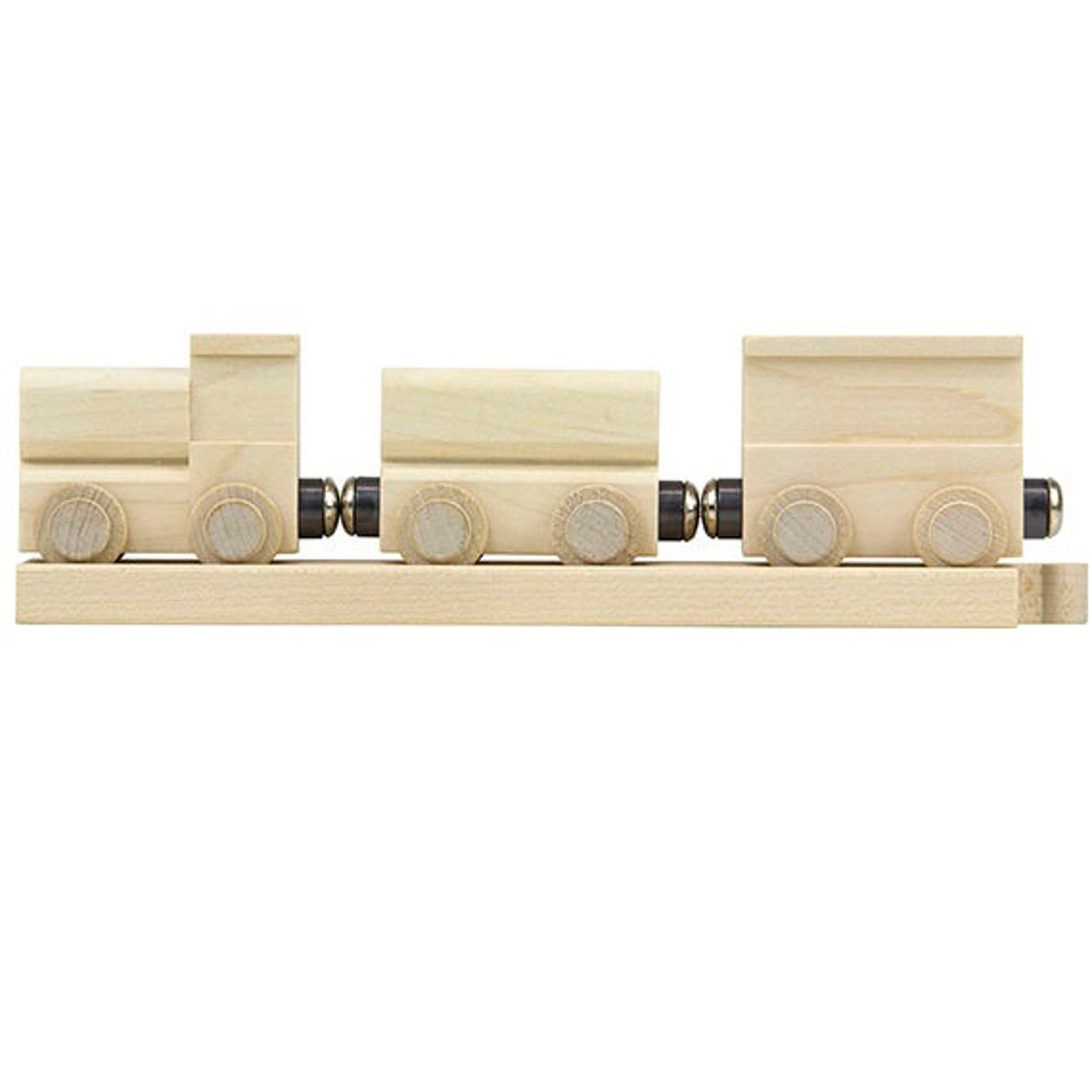 Wooden Toy Train Set, Magnetic Trains, Kids Train Set, DIY Craft Kit ...