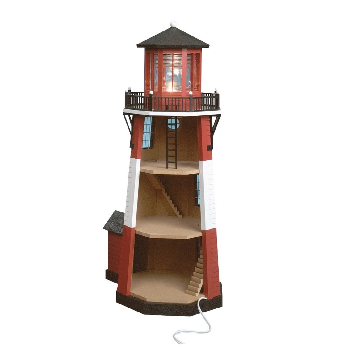 1/2 Scale New England Lighthouse Kit, Lighthouse Decor, Wooden ...