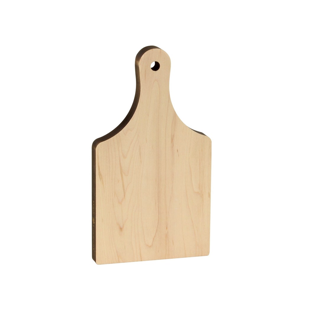 Cutting Board, 9 Inch Plain Paddle Cutting Board, Blank Cutting Board ...