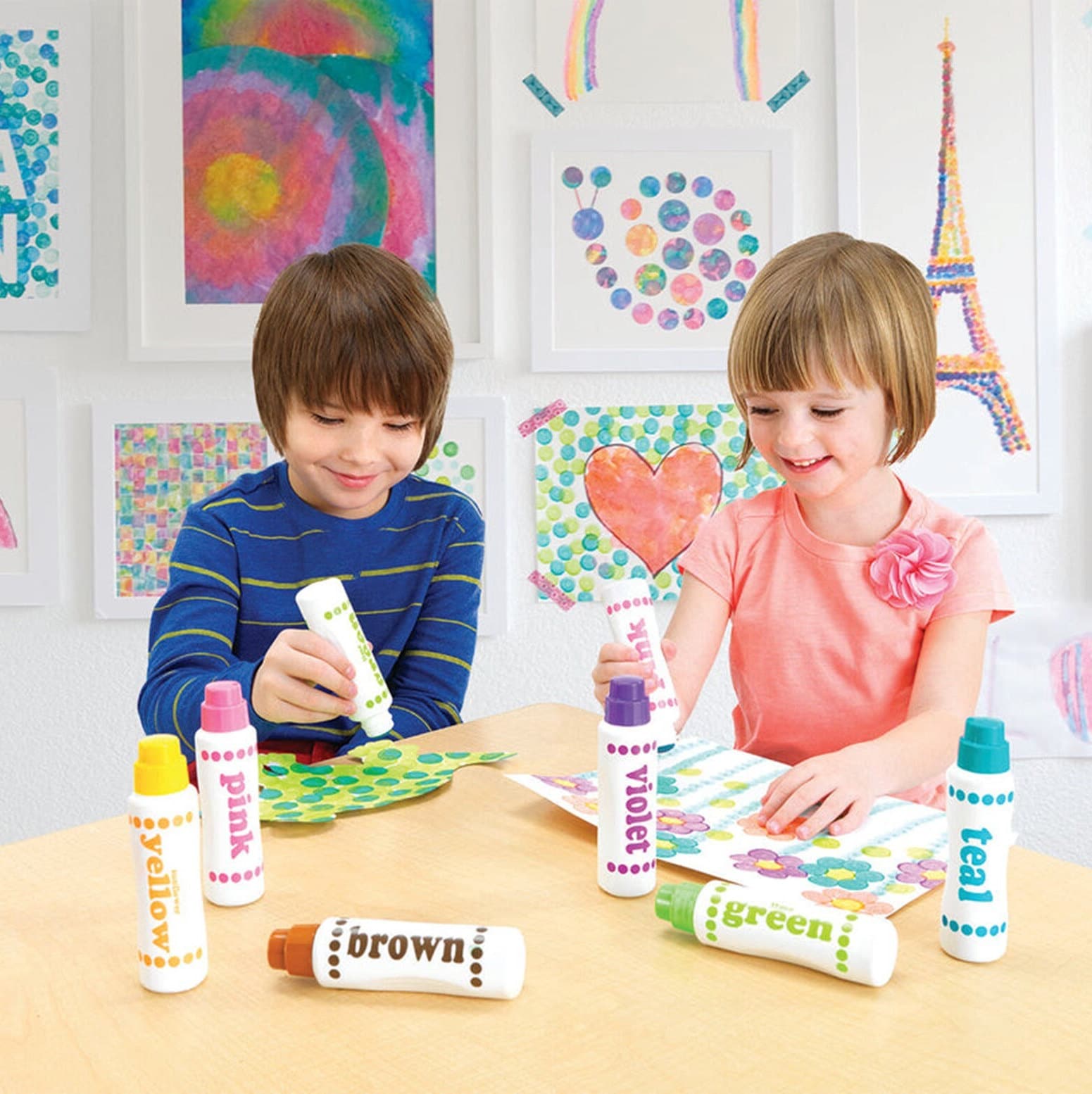 Do A Dot Art Markers, 6 Washable Brilliant Dot Markers, Non-toxic - Etsy