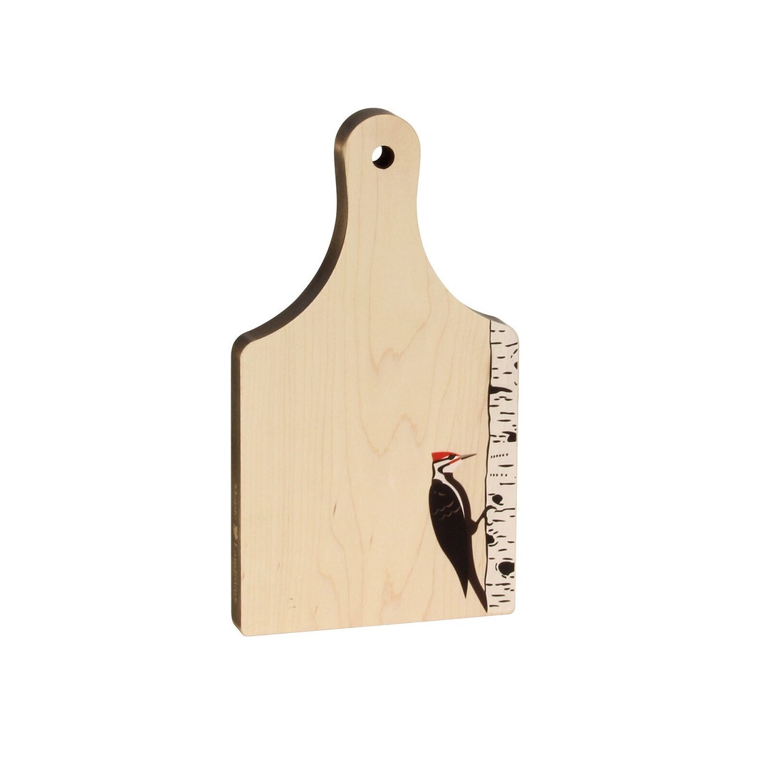 Cutting Board, 9-inch Woodpecker Printed Cutting Board, Paddle Cutting ...