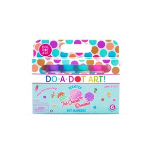 Ice Cream Dreams Scented Do A Dot Art Markers, 6 Pack of Washable Non ...