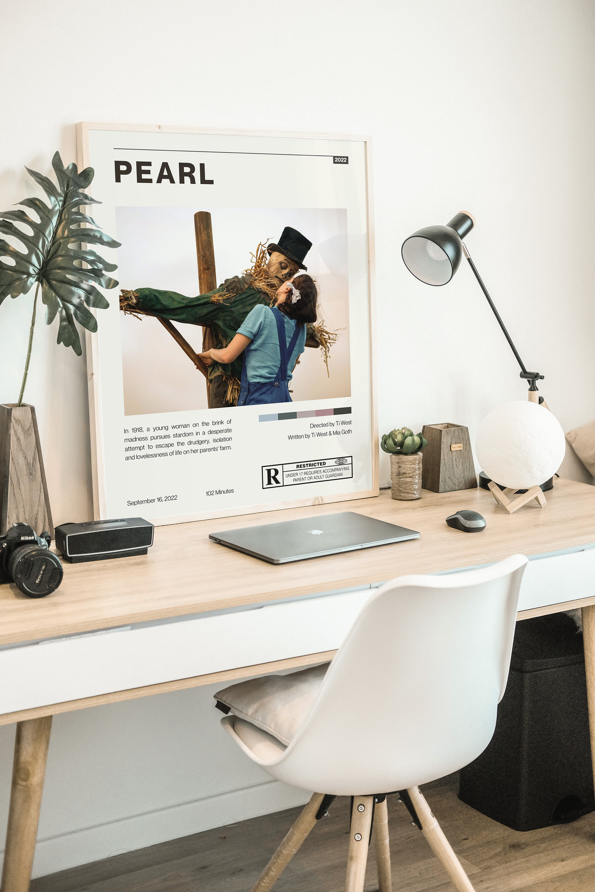 Pearl Movie Poster Horror Movie Poster Digital Downloads Wall Print ...