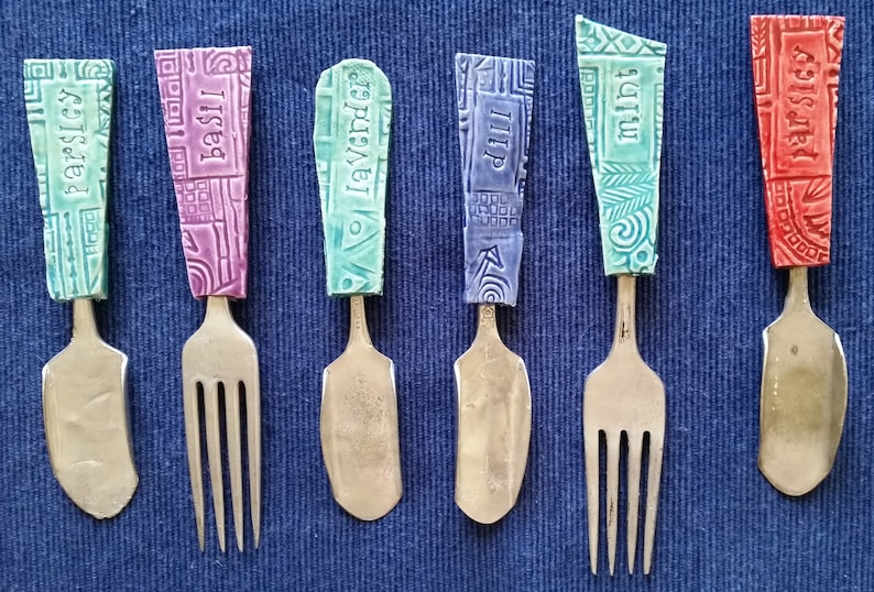 Hand Stamped Silver Plated Flatware - Etsy