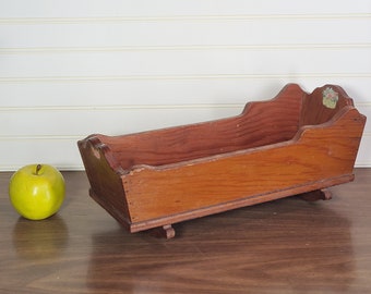 Wooden Rocking Crib | Etsy