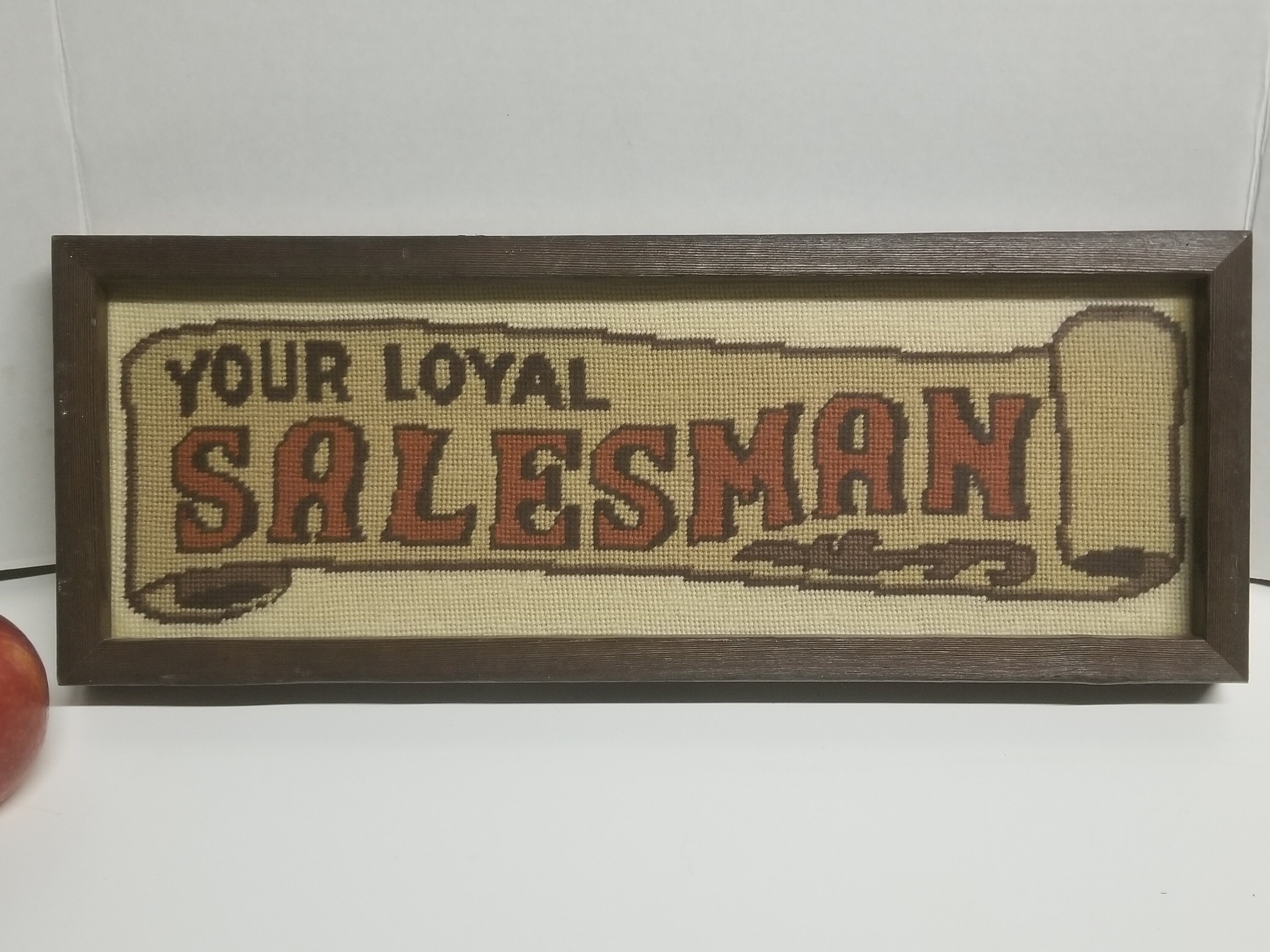 Sign:''your Loyal Salesman'' Vintage Framed - Etsy UK