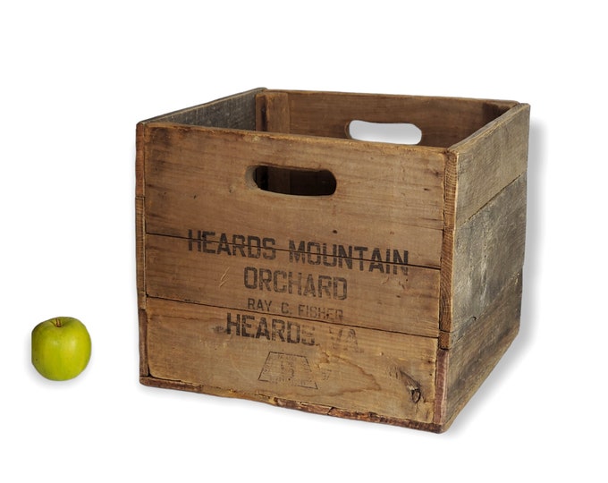 1950's Orchard Box, Shipping Crate, Heards Mountain Orchard Box From ...