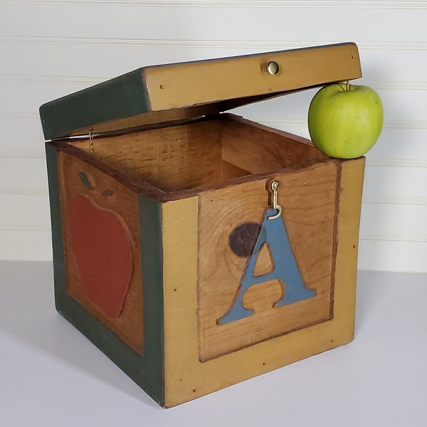 Wooden Toy Box - Etsy