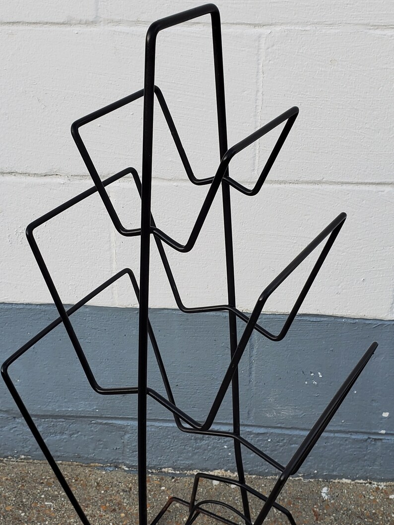 MCM Wrought Iron Book Shelf Music Rack Vintage 1940s-50s - Etsy