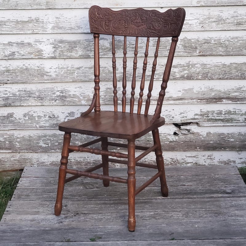 1970's Wood Spindle - Etsy