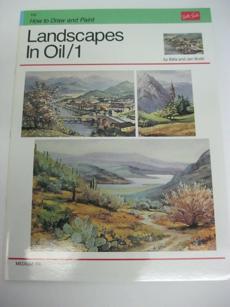 New Walter Foster How to Draw and Paint Landscapes in Oil /1 - Etsy