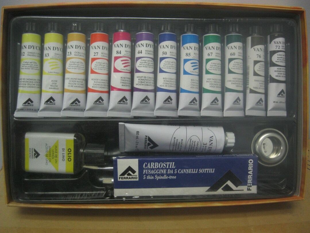 Ferrario Van Dyck Oil Color Paint Set Artist Quality ( Nice GIFT ...