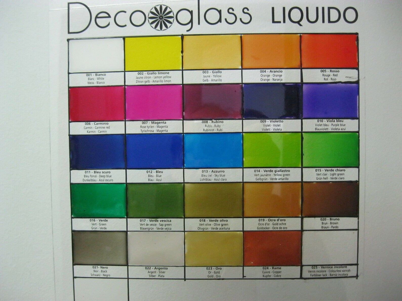 Ferrario Glass Paint Deco Glass Transparent Paint Water Base 50ml ...