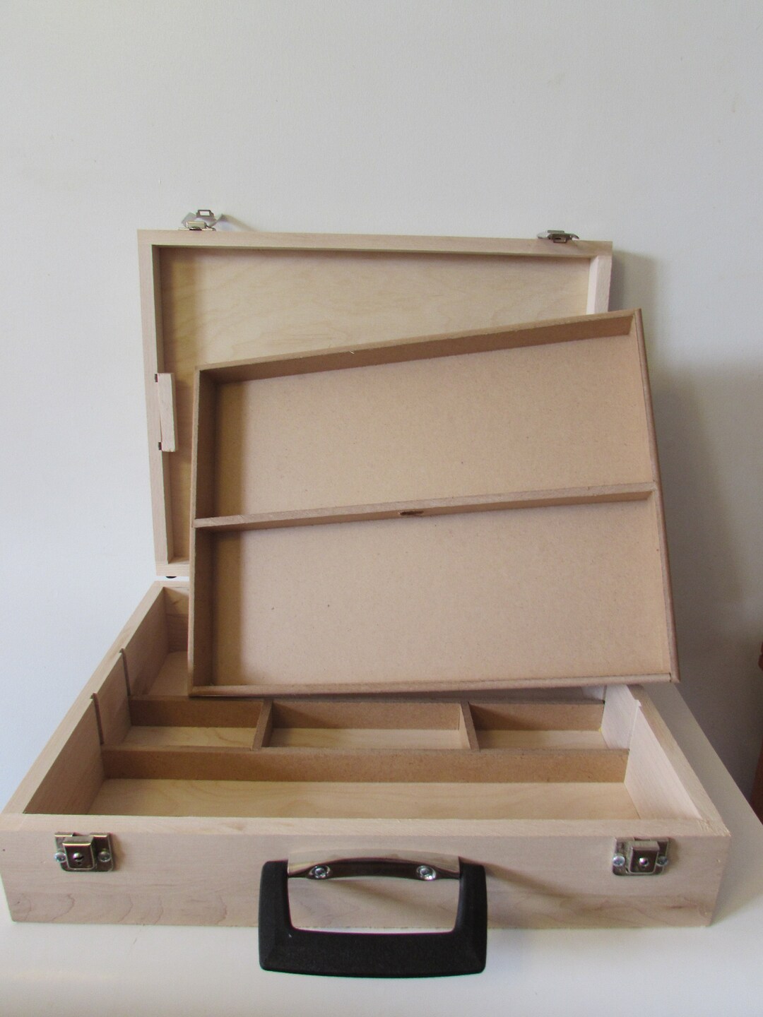 Artist Quality Sketch Box With Removable Tray and Wooden Palette Size ...