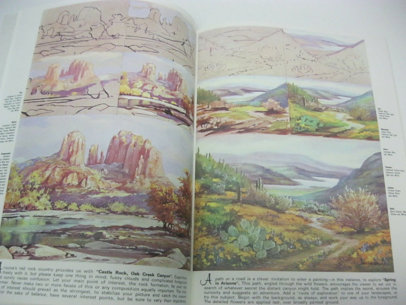 New Walter Foster How to Draw and Paint Landscapes in Oil /1 - Etsy
