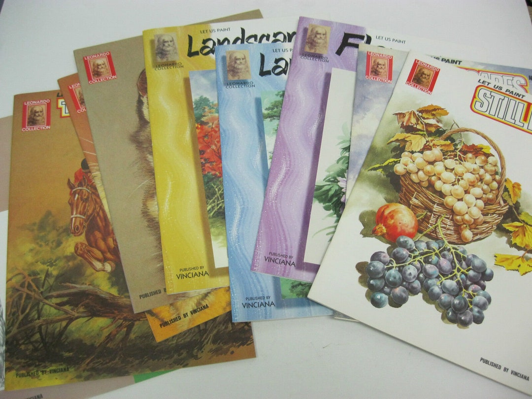Leonardo Collection Art Book Learn to Draw and Paint by Vinciana Please ...