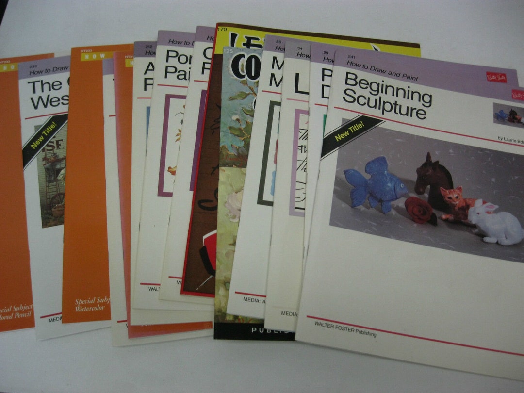 Rare New Walter Foster Art Books How to Draw and Paint Special Subjects ...