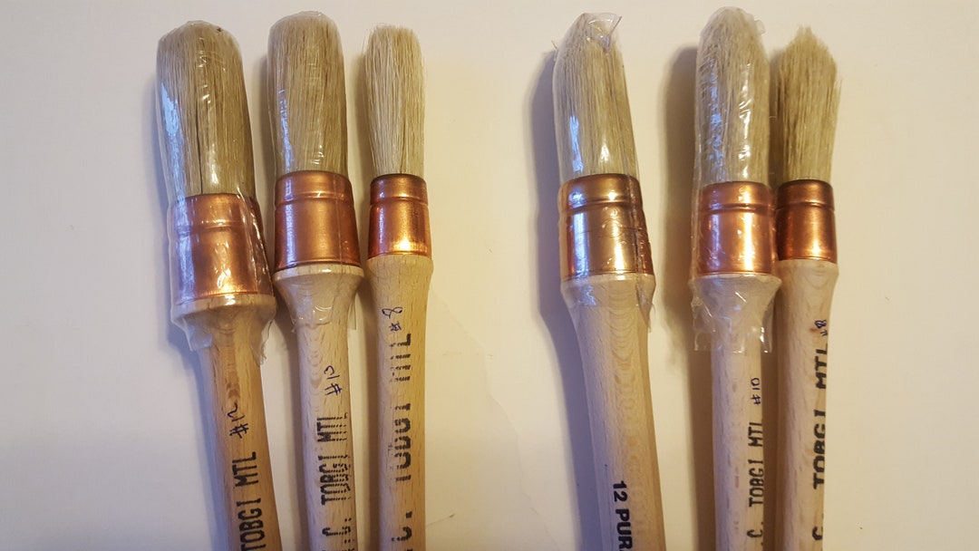 Artist Sash Paint Brush Domed or Pointed Shape Wooden Handle Please ...