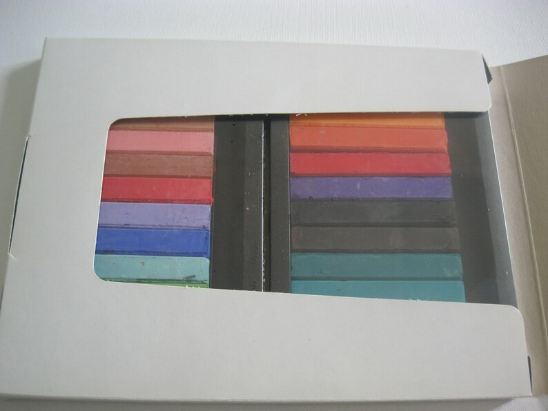 Set of 24 Artist Pastels Box Intense Colour Full Stick - Etsy