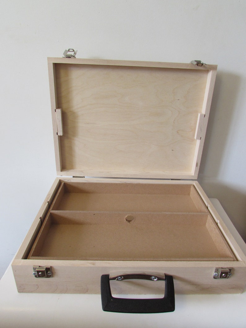Artist Quality Sketch Box With Removable Tray and Wooden Palette Size ...