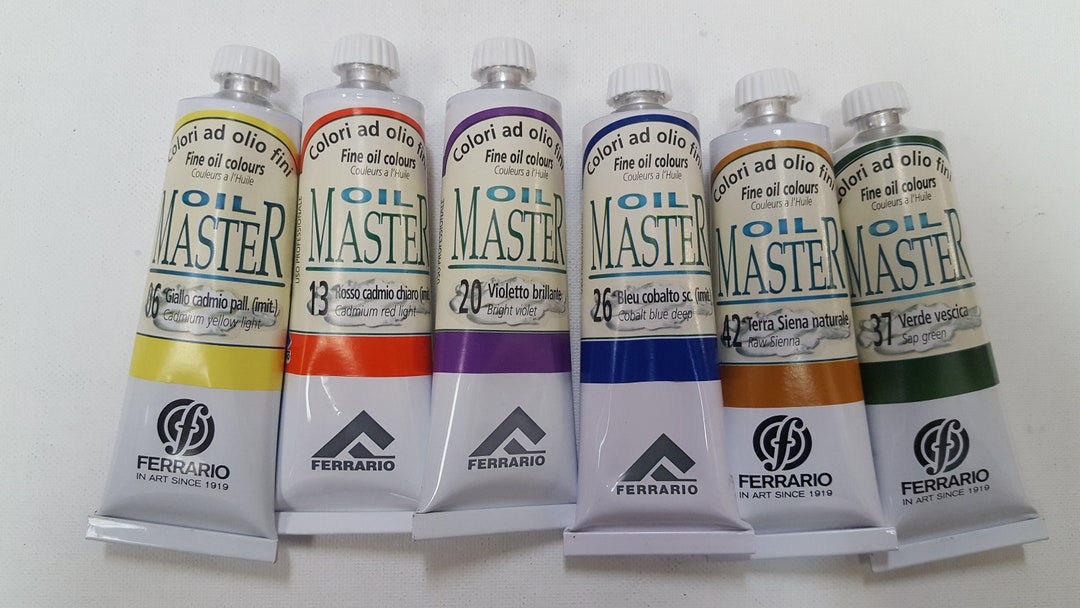 6pcs FERRARIO OIL MASTER Oil Colours 60ml (made in Italy ) Lot #7 - Etsy