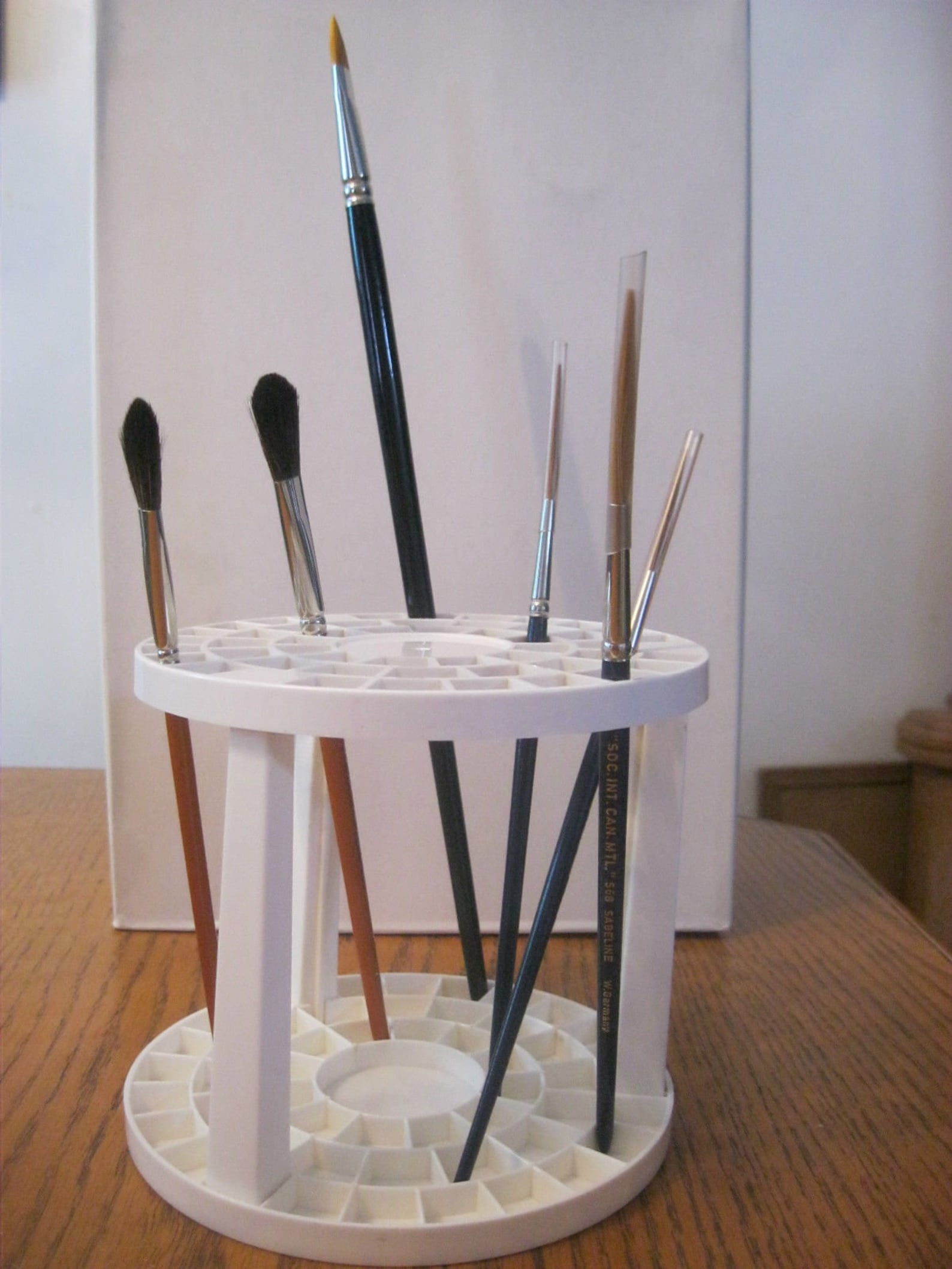 Artist Paint Brush Stand Holder Organizer -- Great for Brushes,pencils ...