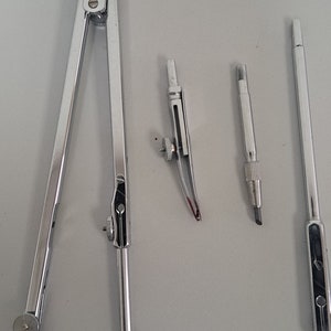 Rare Vintage Bofa Technical Drawing Compass Set #2001 - Etsy