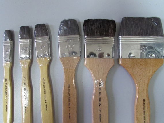 Artist High Quality Varnish Mottler Brush 6-SIZES to Choose | Etsy