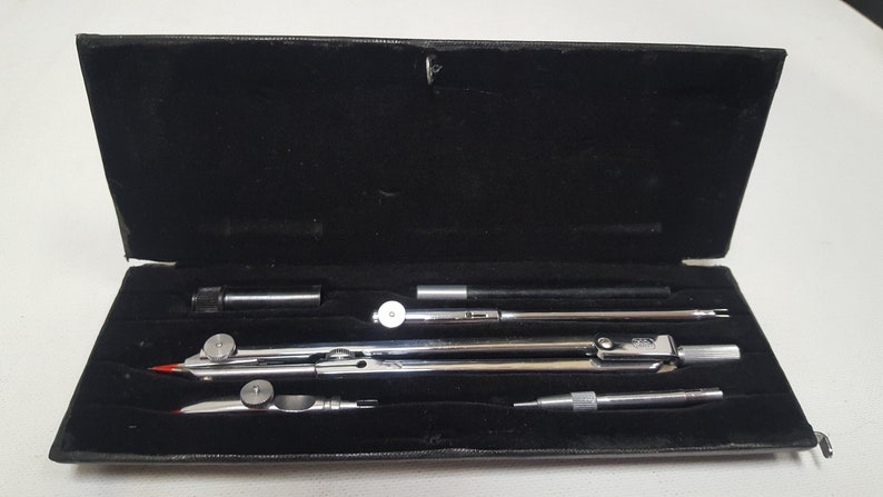 Rare Vintage Bofa Technical Drawing Compass Set #406 (brand-new) - Etsy