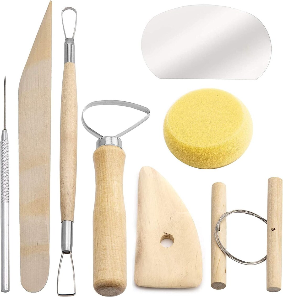 8 Pcs Starter Kit Pottery Tools Set - Etsy