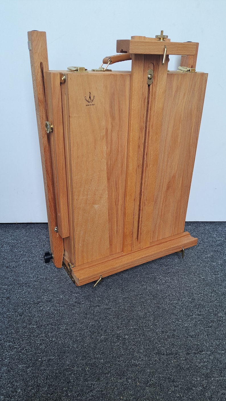 Cappelletto Classic Big French Box Easel With Wooden Palette. Made in ...