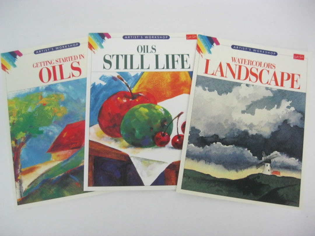 Rare Walter Foster Art Book Artist's Workshop Series Books --3 Title to ...