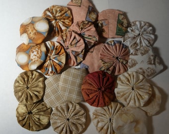 Fabric Yo Yos | Etsy